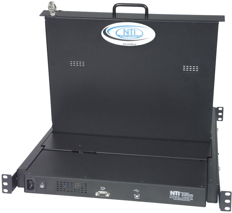 Rackmount SUN USB 1RU KVM Drawer rack mount keyboard LCD monitor shelf