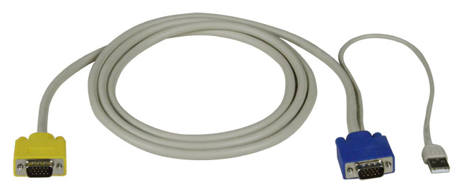 KVM Drawer 1RU integrated USB Switch rackmount keyboard VGA LCD